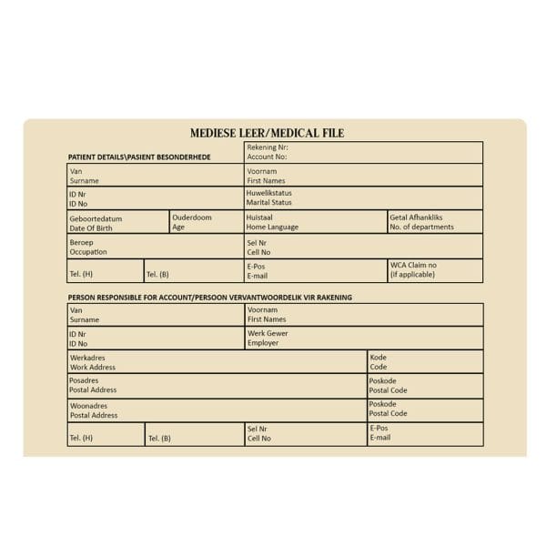 A5 Medical File - African Filing Systems